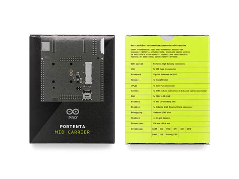 Asx00055 Arduino Arduino Portenta Mid Carrier 282 4017 Rs