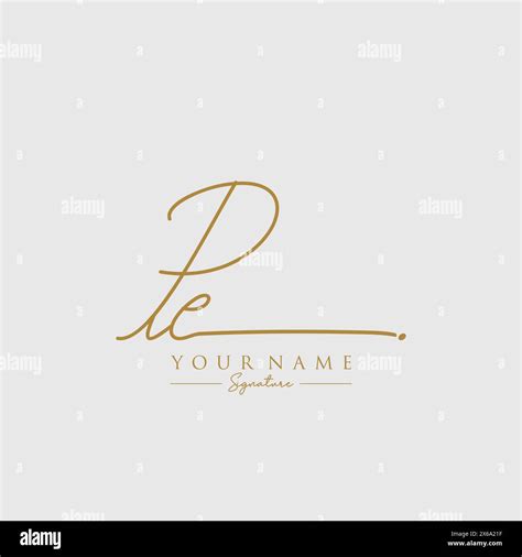 Pe Modern Logo Stock Vector Images Alamy
