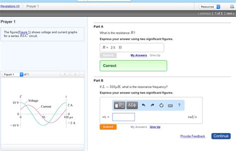 Solved The Figurefigure 1 Shows Voltage And Current Graphs