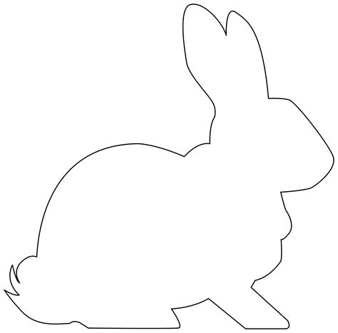 Shape Of Rabbit Free Printable Papercraft Templates