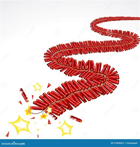 Firecracker Stock Vector Illustration Of Christmas Explosive 21094321