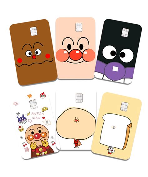 💥한정수량💥호빵맨 카드스티커 체크카드 신용카드 교통카드 카드힌지 카드스킨 친구선물 생일선물 선물 호빵 카레빵맨 식빵맨 세균맨 카드리폼 스티커 다꾸 신상 카드커버 귀여운 소품