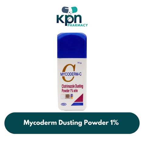 Mycoderm C Clotrimazole Dusting Powder 1 75g Exp Date July 2027