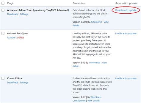 How To Disable Wordpress Automatic Updates Complete Guide