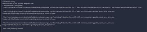 Android Export With Custom Build Failed · Issue 35354 · Godotengine