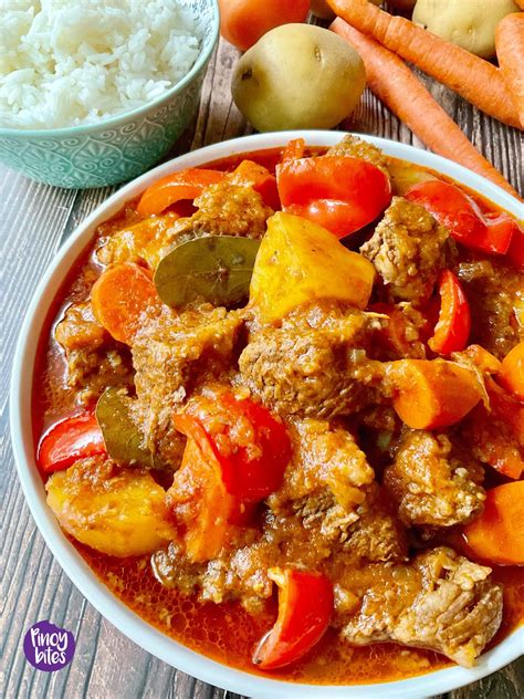 Beef Mechado A Delicious Filipino Braised Beef Dish