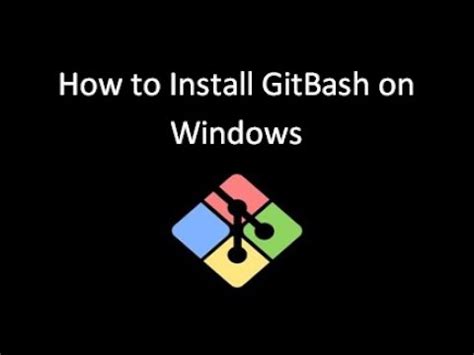 How To Install GitBash On Windows Programming Packs YouTube