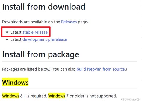 在windows上使用nvim windows nvim csdn博客
