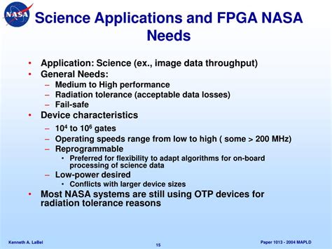 Ppt Nasa Fpga Needs And Activities Powerpoint Presentation Free Download Id 6653265