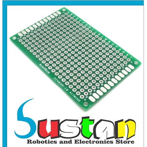 Jual Pcb Dot Matrix Lubang Double Layer Through Hole 4x6cm Fr4 Protoboard Shopee Indonesia