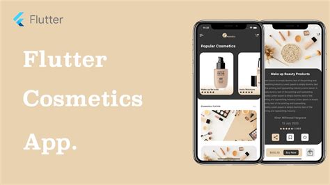 Flutter Ui Cosmetics Mobile App Store Speedcode Youtube
