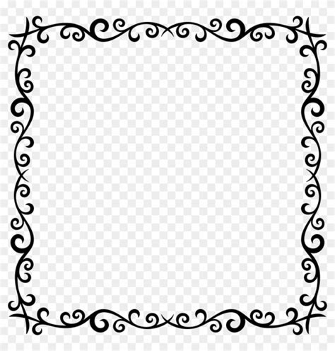 Free Big Image Math Border Black And White Nohat Cc