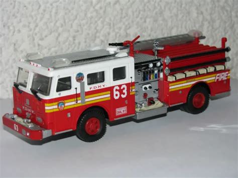 Code 3 Fdny Engine 63 Feuerwehr New York F D N Y Schönes Modell Eur 48