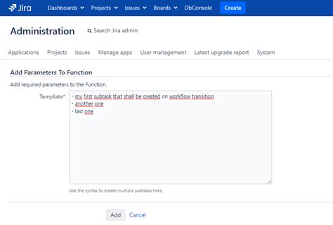 Workflow Function Multiple Subtasks For Jira