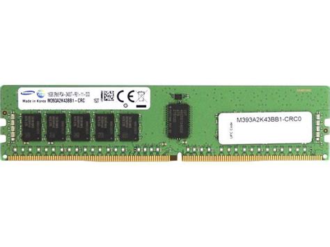 Samsung Ddr4 2400 16gb Reg Ecc Rdimm M393a2k43bb1 Crc B Server Memory