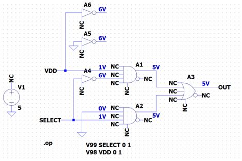 LTspice Problem AND Gate Gives Wrong Output Please Help Electrical Engineering Stack Exchange