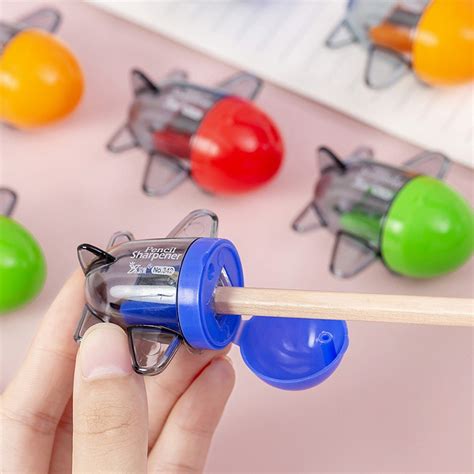 Portable Mini Sharpener Airplane Plane Pencil Sharpener Student Tiny