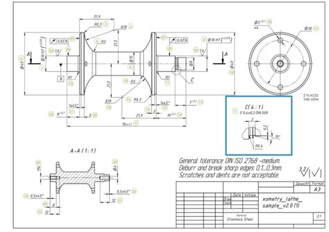 How To Prepare A Perfect Technical Drawing Xometry Pro