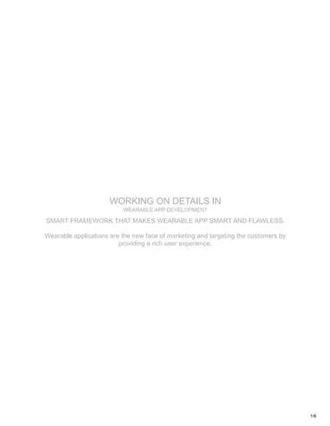 Wearable App Developmentpdf