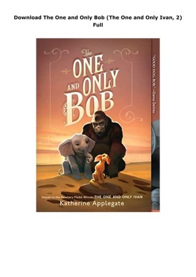 Download The One And Only Bob The One And Only Ivan Full