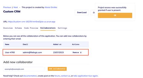 new collaboration feature in the flatlogic platform flatlogic blog