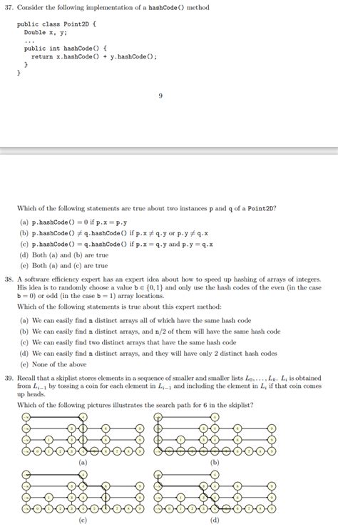Solved Consider The Following Implementation Of A Chegg