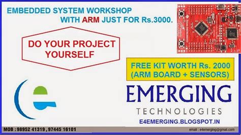 Low Cost Embedded System Workshop Based On Arm M4 From Texas Instruments Emerging Technologies