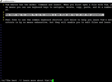 Easily Find And Replace Vim And Vi