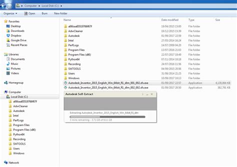 Inventor 2015 Self Extraction Freeze Autodesk Community