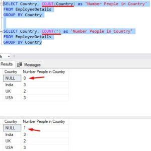 The Difference Between COUNT And COUNT Column Answered