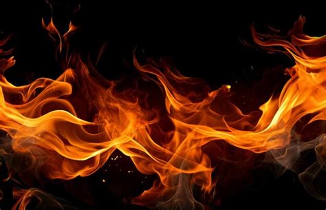 Fire Texture Effect Premium Ai Generated Image