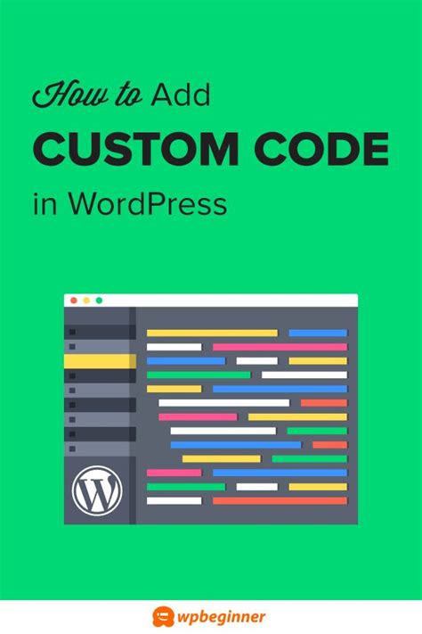 How To Add Custom Code In Wordpress