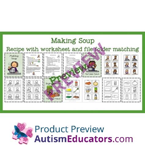 Making Soup Recipe Set