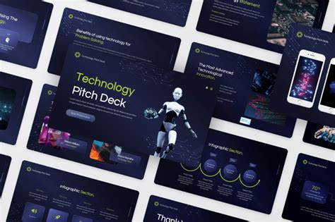 Technology Pitch Deck Presentation Incl Technology And Startup Envato