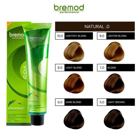 Bremod Hair Color Hair Dye Hair Care 100ml Without Oxidizer Shopee