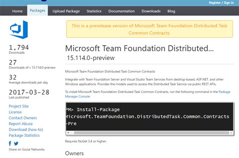 What To Do When Package Version Cannot Be Found However I Can See It On Stack Overflow