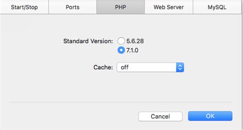 Macos Mamp 41 On Mac Osx Only Shows Php 7013 And 710 Unable To Load Php 5628 Stack