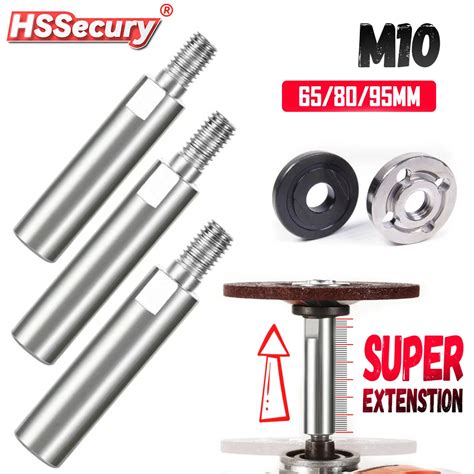 앵글 그라인더 비트 익스텐션 샤프트 658095mm M10 연마 패드 용 내구성 커넥팅로드 그라인딩 연결 어댑터 전동 공구