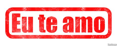 Eu Te Amo Efeito De Texto E Desenho De Logotipo Frase
