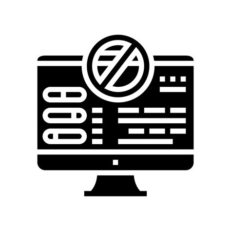 Fixing Computer Errors Glyph Icon Vector Illustration 10385987 Vector Art At Vecteezy