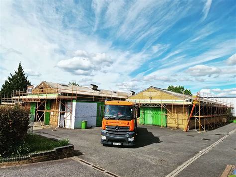 Industrial Unit Scaffolding In Andover Van Der Plank And Taylor Scaffolding