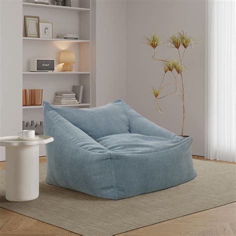 Overman Cooper Soft Filled Bean Bag Chair Eps Bead Filling