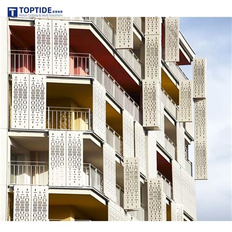 Novel Design Laser Cut Metal Cladding Panel Building Material