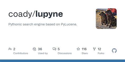Github Coadylupyne Pythonic Search Engine Based On Pylucene