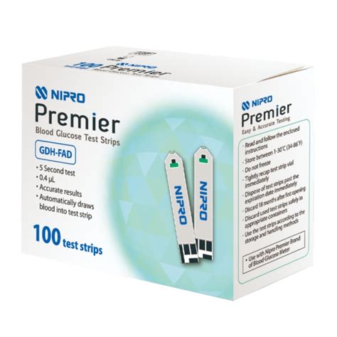 Buy Premier Glucometer Strips 100 Strip Pack Online