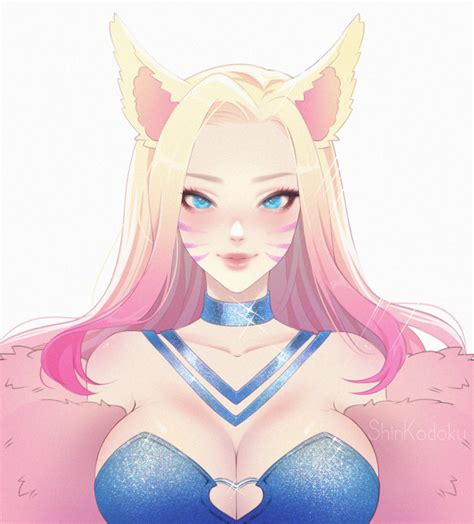 Rule 34 1girls Ahri Female Female Focus Female Only K Da All Out Ahri League Of Legends