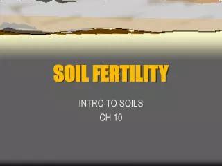 PPT - Principles of Integrated Soil Fertility Management (ISFM ...