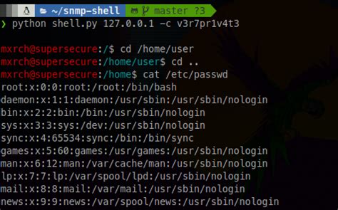 GitHub Mxrch Snmp Shell Shell Simulation Over Net SNMP With Extend Functionality