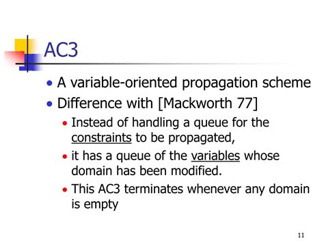 Ppt Refining The Basic Constraint Propagation Algorithm Powerpoint