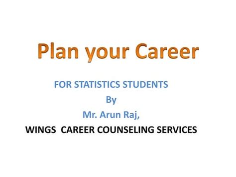 Biostatistics And Statistics Career Opportunities Ppt